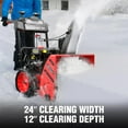 PowerSmart PowerSmart Snow Blower Gas Powered 24 in. 252cc OHV Engine ...