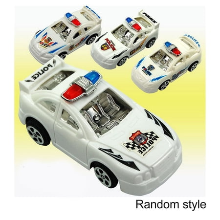 TOP.E Four Solid Color Plated Back Force Police Car Models | Walmart Canada