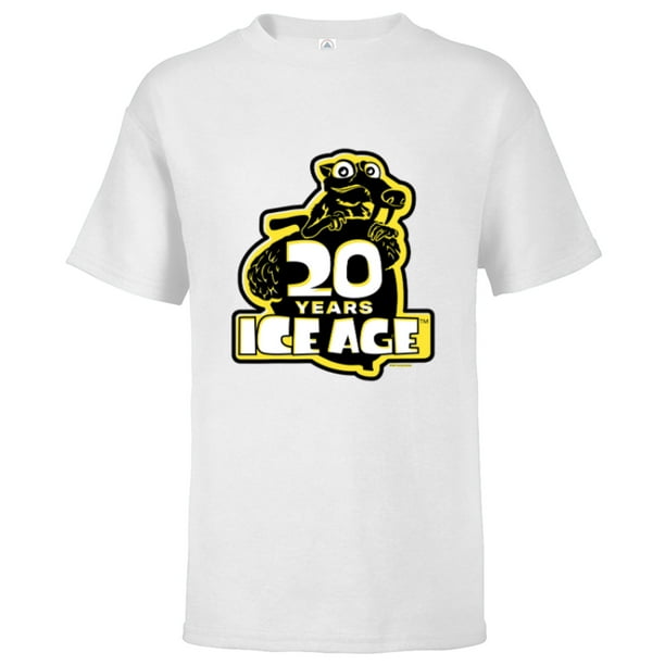 Ice Age Scrat Logo 20 Years Anniversary - Short Sleeve T-Shirt for Kids ...
