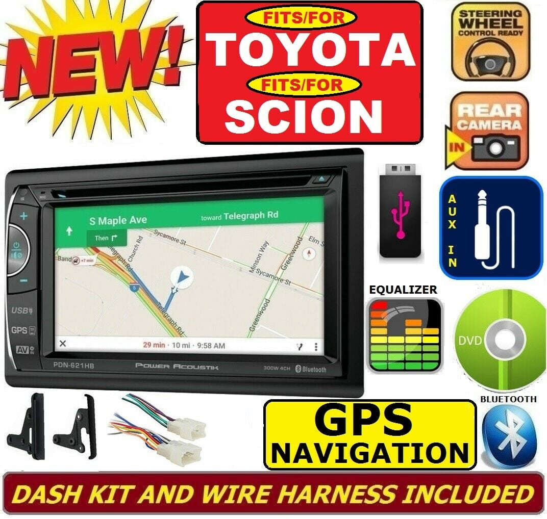 TOYOTA & SCION GPS NAVIGATION SYSTEM Dvd CD USB VIDEO Bluetooth Car ...