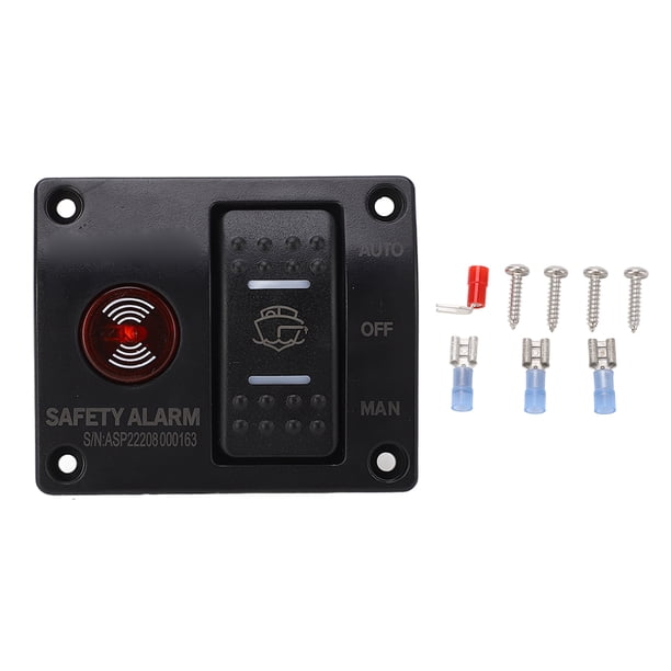 3 Way Bilge Pump Switch Panel Man Off Auto Bilge Pump Float Switch with ...