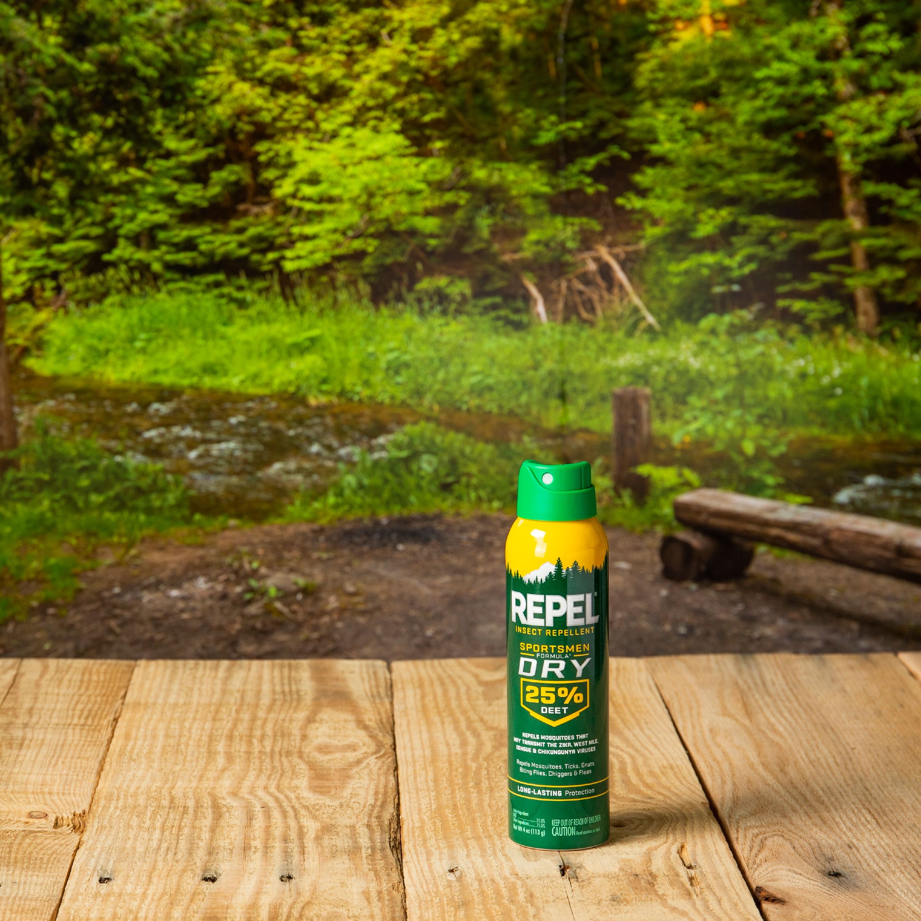 Buy Repel Insect Repellent Sportsmen Formula Dry 25% DEET, 4-oz Online ...