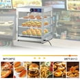 Aoile Commercial Food Warmer Display Case, 3-Tier Electric Countertop ...