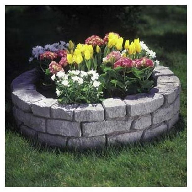 RTS Home Accents Rock Lock Raised Garden Bed Curved Rock (Pack of 4 ...