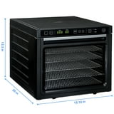 Rosewill Professional Food Dehydrator in Black RHFD-18001 - Walmart.com