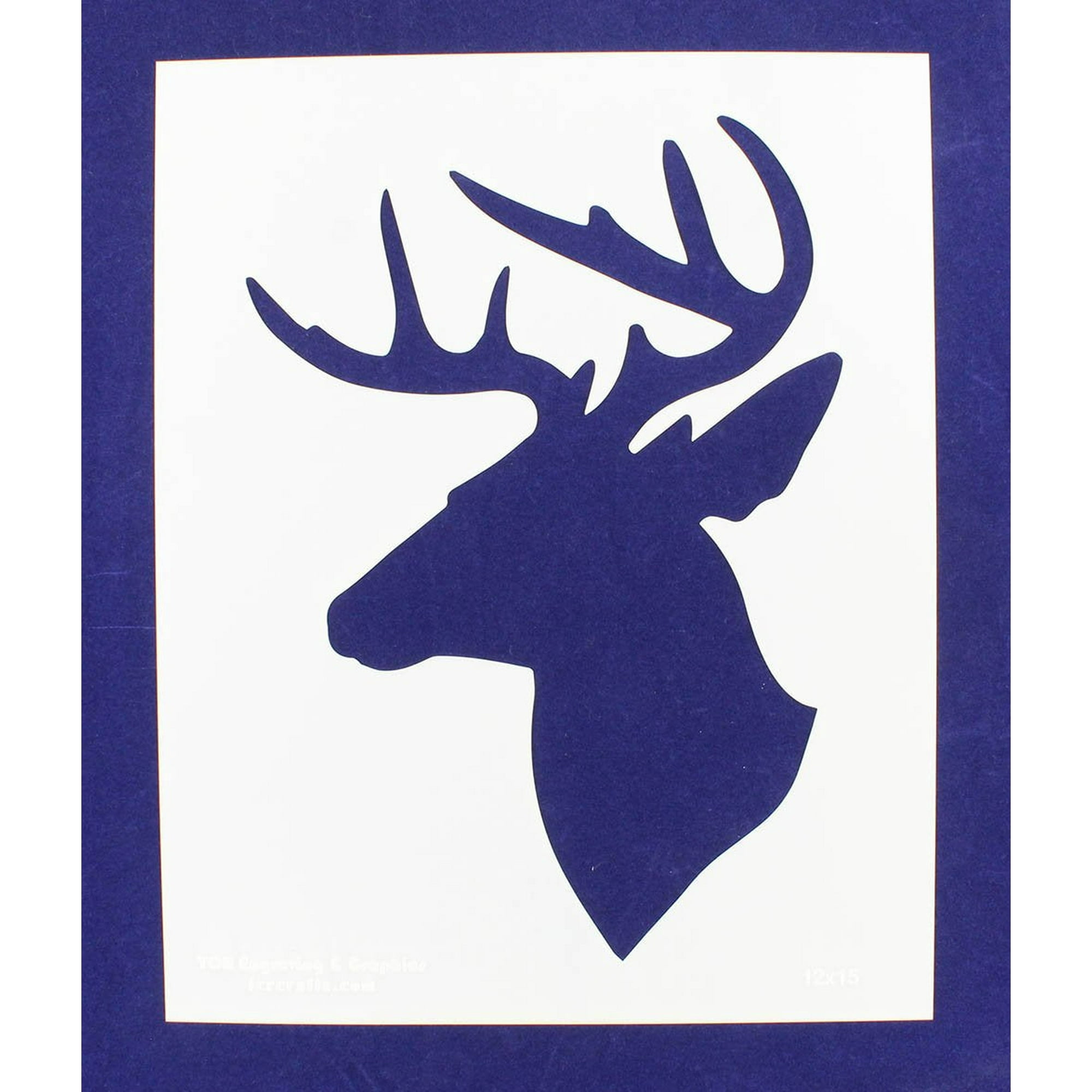 Deer Head Stencils