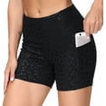 High Waist Yoga Shorts for Women's Tummy Control Fitness Athletic ...