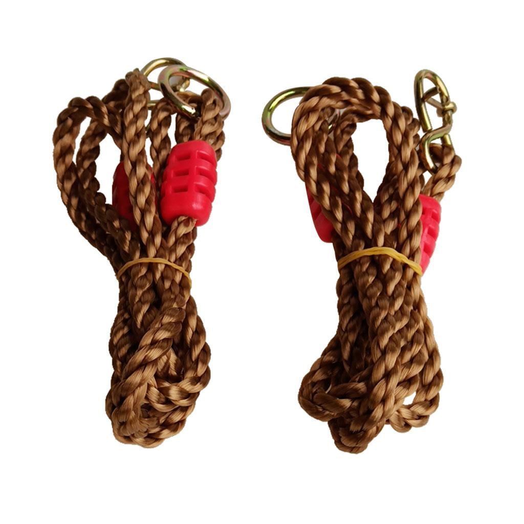 2Pcs Adjustable Nylon Swing Rope 180KG Outdoor Hanging - Walmart.com