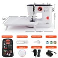 BCOOSS Sewing Machine for Beginners, Portable Electric, Adjustable, 12 ...