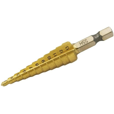 Hss Step Drills, Titanium Coated Hex Shank Cutting Cone Drills Conical Drills | Walmart Canada