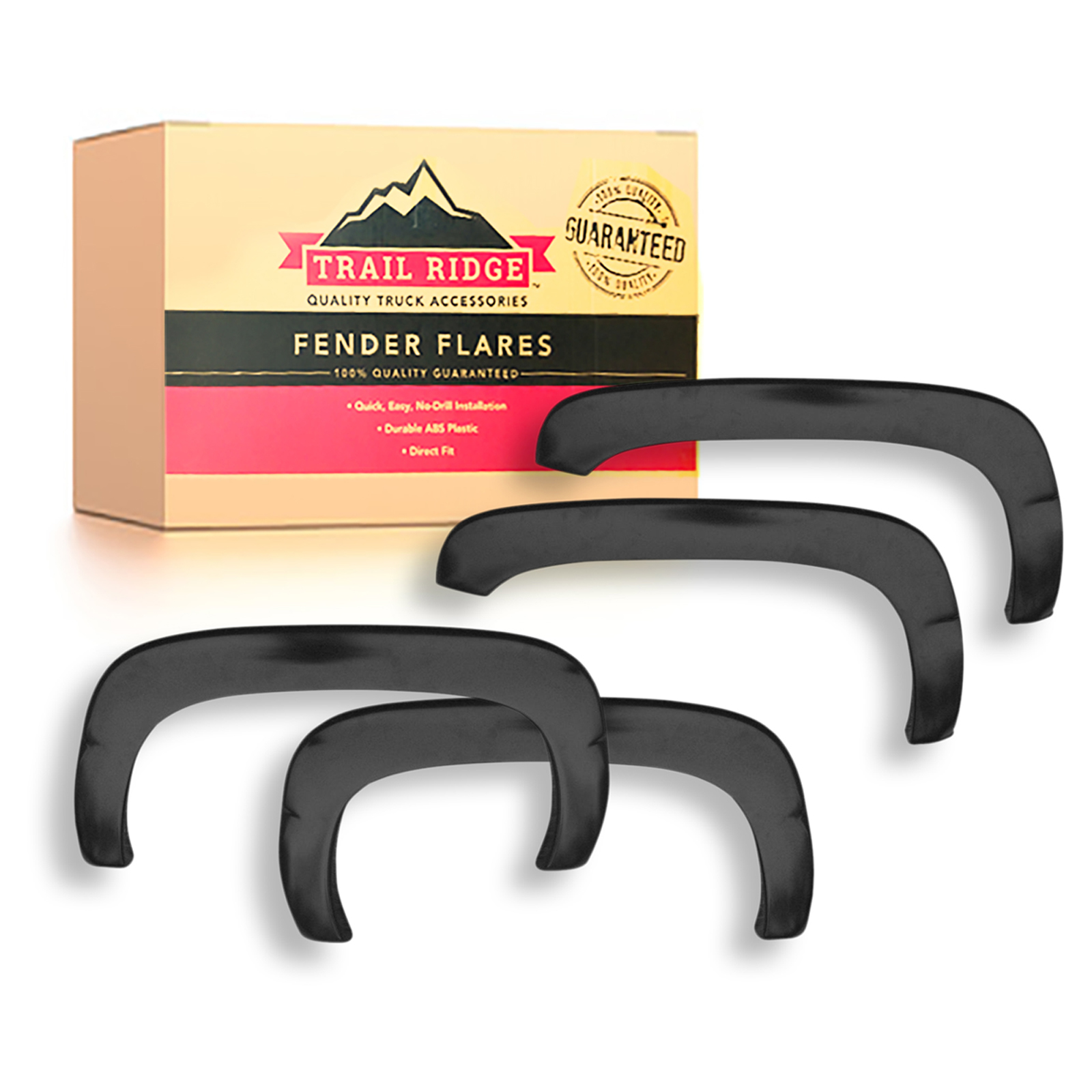 Autos Part Outlet™ New Trail Ridge Fender Flare Kit Rugged Style Smooth ...