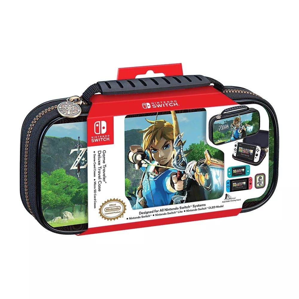 Nintendo Switch Game Traveler Deluxe Case The Legend of Zelda Breath of ...