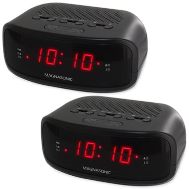 Axess Dual AM/FM Alarm Clock Radio - Walmart.com