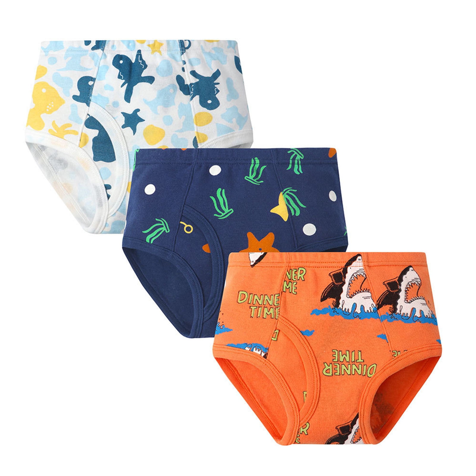 Click here for Trolimons Toddler Boys Underwear Briefs Cartoon Di... prices