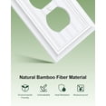 6-Pack Classic Beadboard Duplex Outlet Cover Plate, Decorative Switch ...