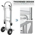 2 in 1 Aluminum Hand Truck, Industrial Convertible Hand Truck and Dolly ...