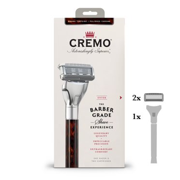 Cremo 5-Blade Barber Grade Mens Razor Cartridge Refills 4 Ct - Walmart.com