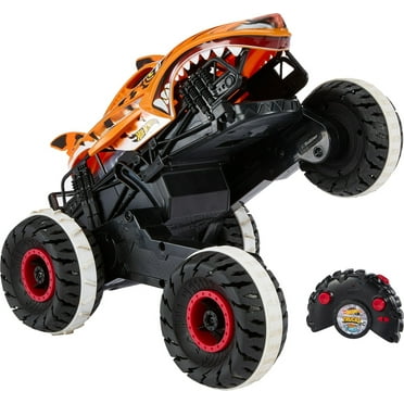 Hot Wheels Monster Trucks RC Rhinomite Transforms into Launcher ...