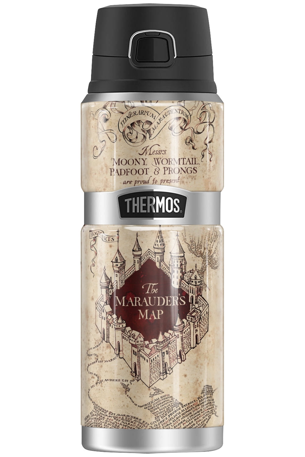 Harry Potter Marauder'S Map THERMOS STAINLESS KING Stainless Steel ...