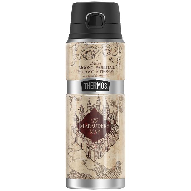 Harry Potter Marauder'S Map THERMOS STAINLESS KING Stainless Steel ...