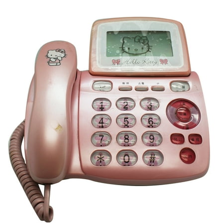 Hello Kitty Pink Colored Phone With Screen (Floor Sample, Originally ...