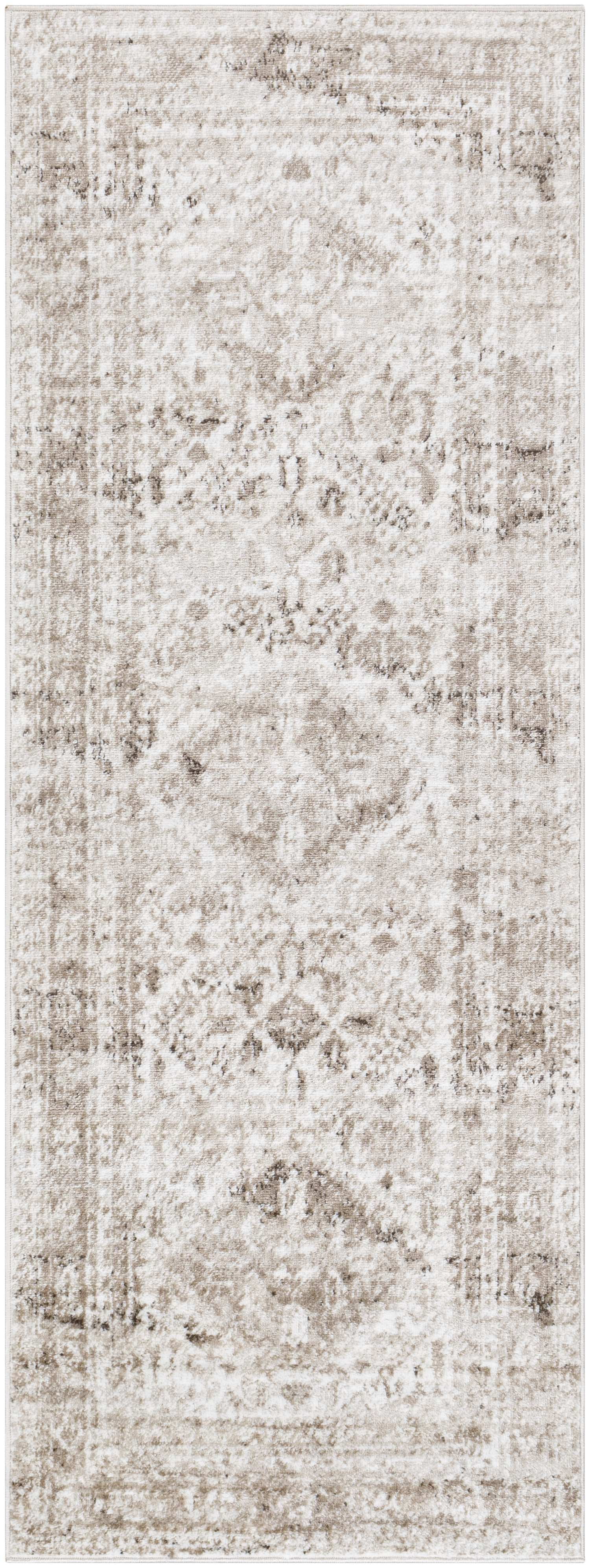 Mark&Day Area Rugs, 2x7 Jules Traditional Brown Runner Area Rug (2'7" x ...