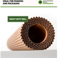 Corrugated Cardboard Roll, 24" x 33', Single Face, A-Flute, Kraft ...