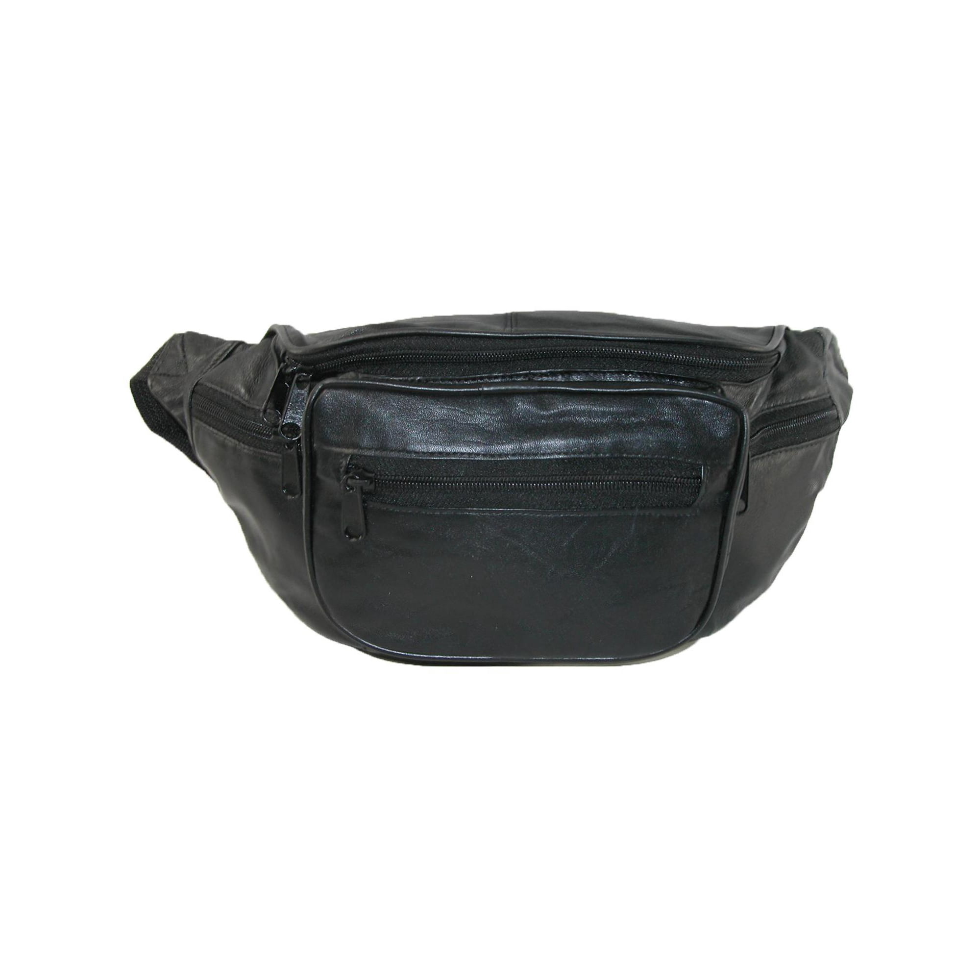 Click here for Ctm Leather Multi Pocket Fanny Waist Pack prices