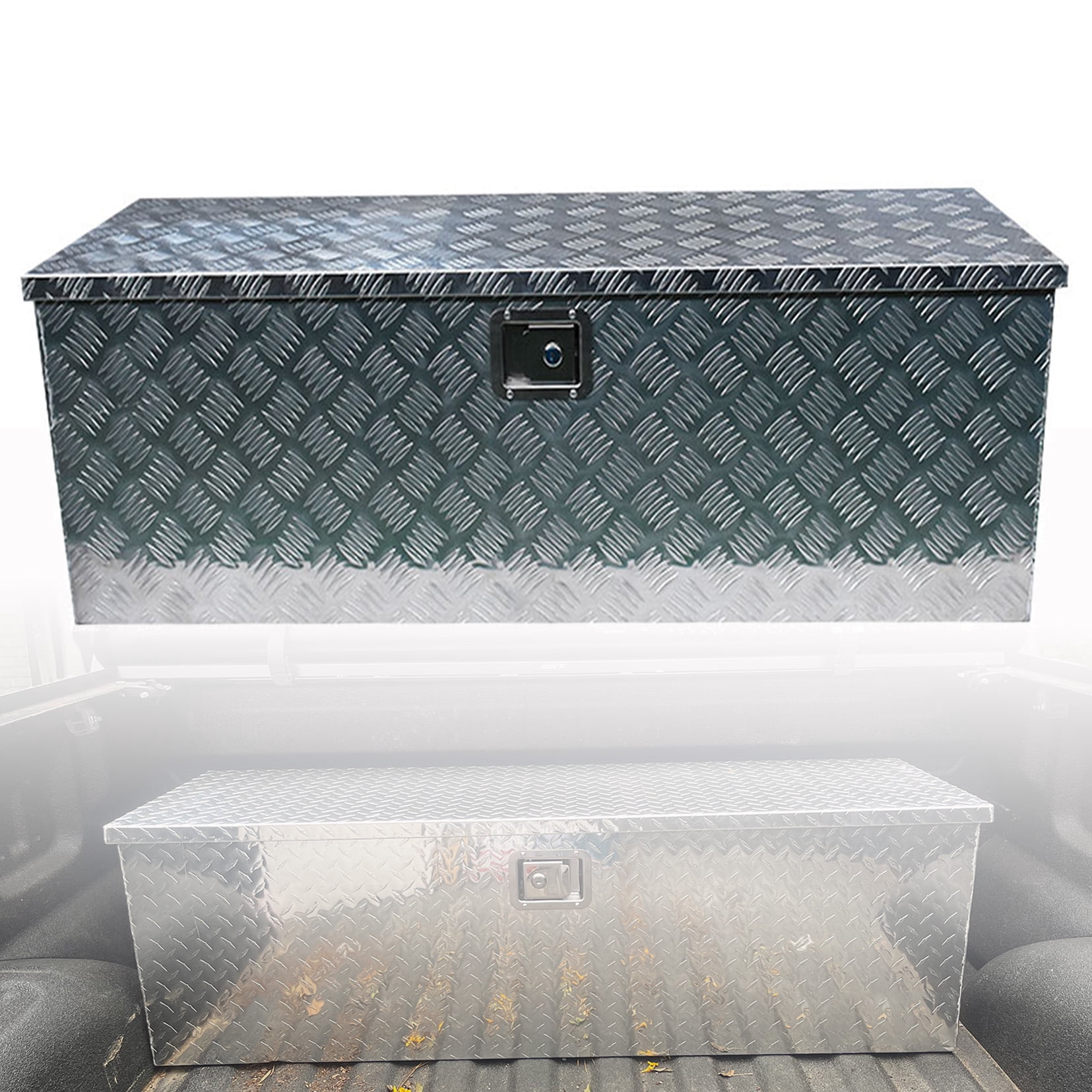 ALL-CARB 49 in Aluminum Pickup Truck Lathe Trailer RV Tool Box 48.42 x ...