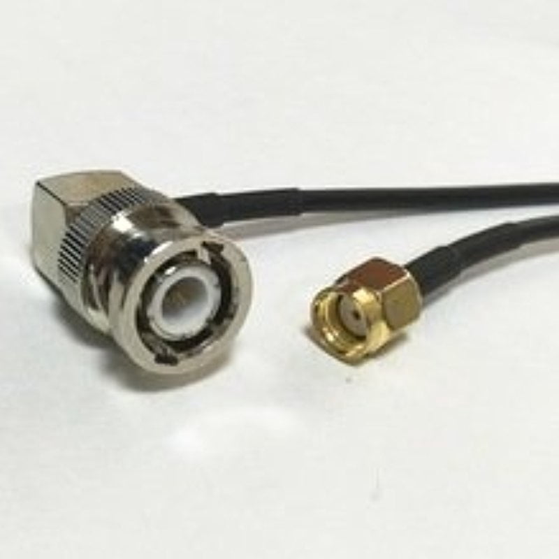 BNC Male Plug Right Angle Connector Switch RP-SMA Male Plug Connector ...