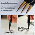 Calligraphy Brush for Beginners 3pcs set, Student Brush set, Wolf Hair ...