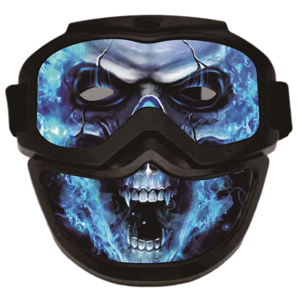 Máscara con luz LED, máscara aterradora, banda ajustable, máscara ...