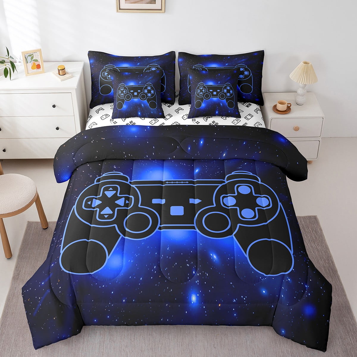 Click here for Yst 7pcs Video Games Bedding Set For Kids Twin Siz... prices
