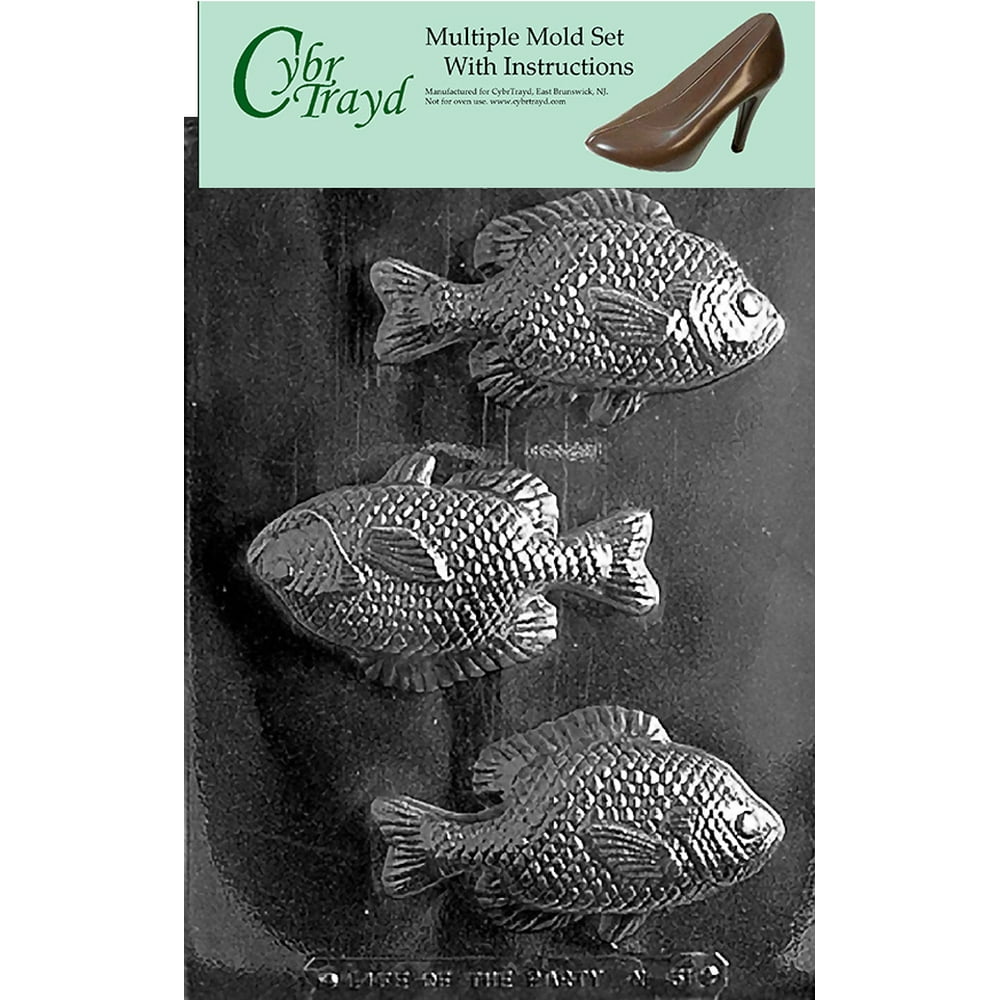 Large Fish Mold Chocolate Candy Mold with Exclusive Cybrtrayd ...