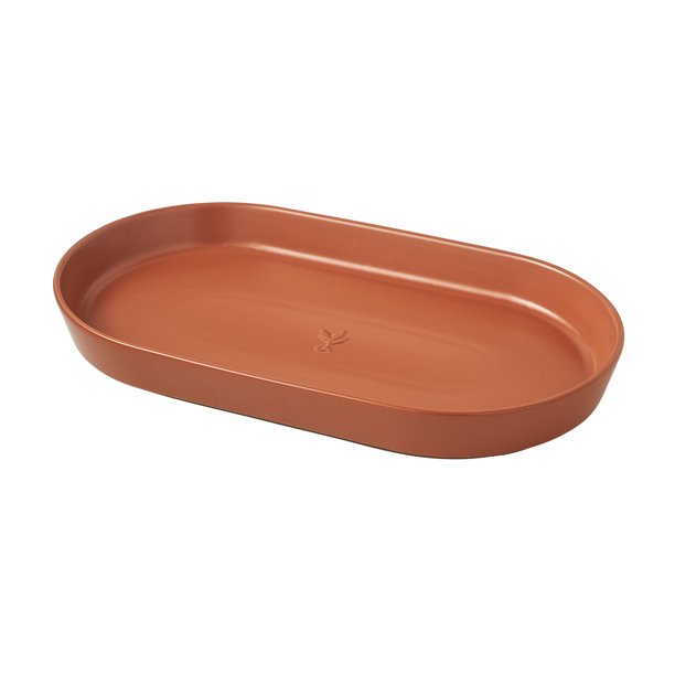 Better Homes & Gardens Copper Oval Stoneware Serve Tray by Dave & Jenny Marrs - Walmart.com