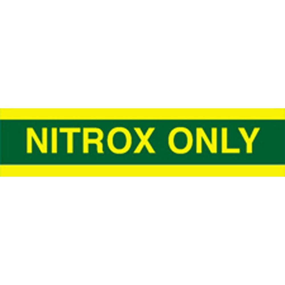 Nitrox Only Tank Marking Wrap Decal Sticker Dive NT40 - Walmart.com ...