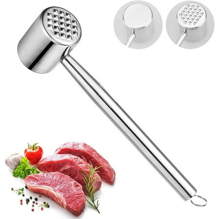 Meat Hammer Double Sided Meat Hammer Stainless Steel Meat Hammer Metal ...