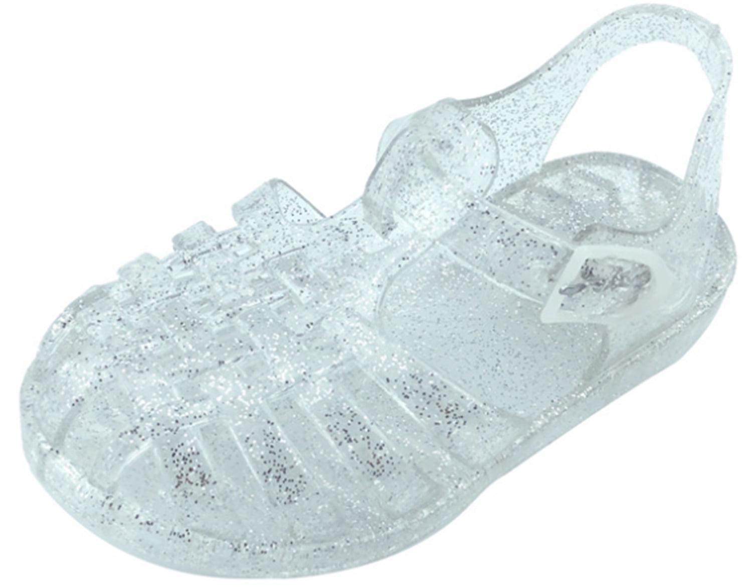 Hey Collection Toddler Kids Jelly Water Shoe Sandal Flats with Buckle ...