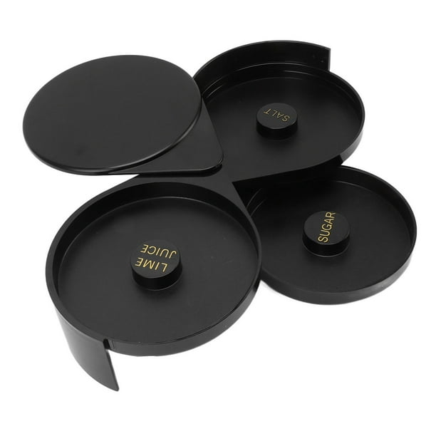 Sugar Salt Rimmers, 3 Tier Bar Glass Rimmer Professional Bartender Tool ...