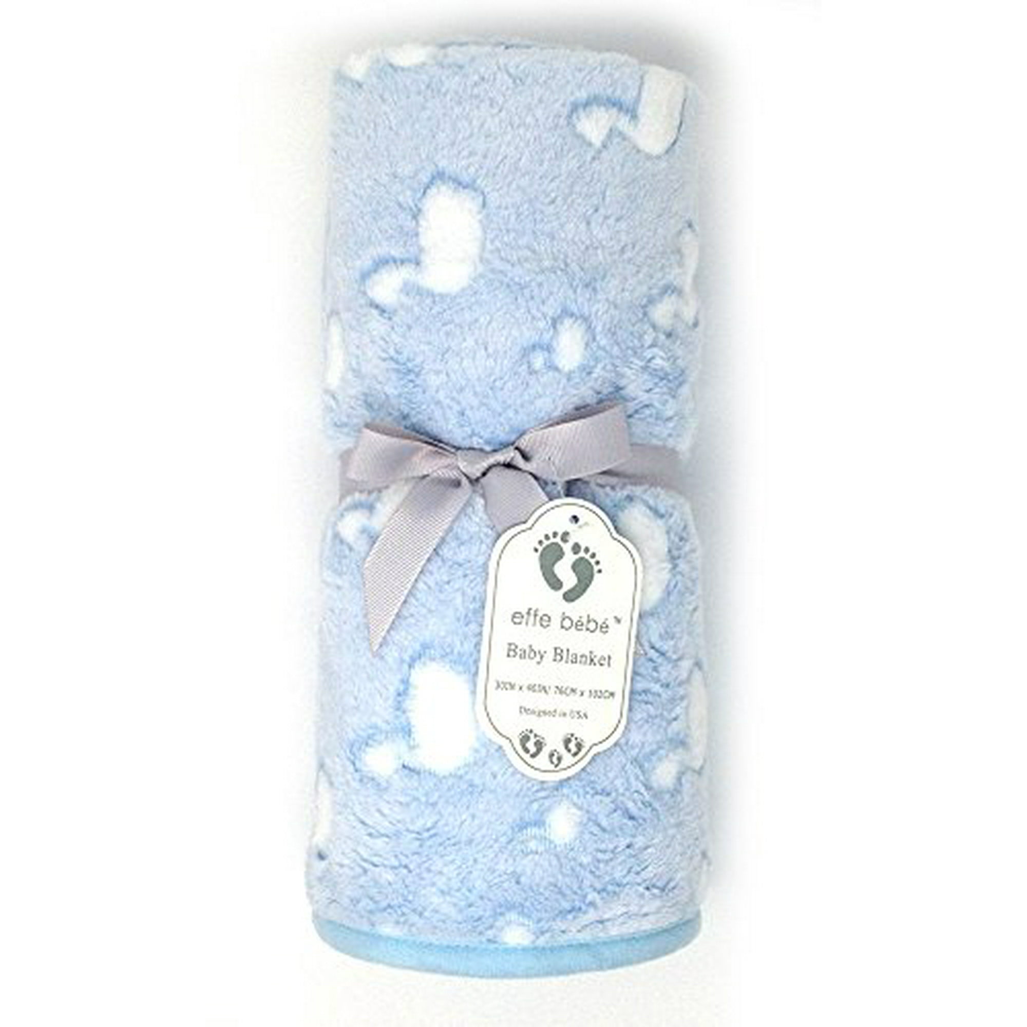 Click here for Effe Bebe Baby Blue Ducky Coral Fleece Stroller Bl... prices