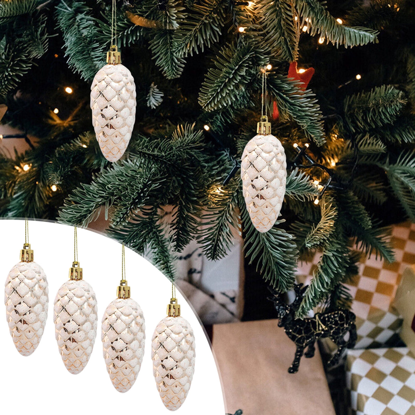 Click here for Lenago Plastic Pine Cone Pendant Hanging Ornaments... prices