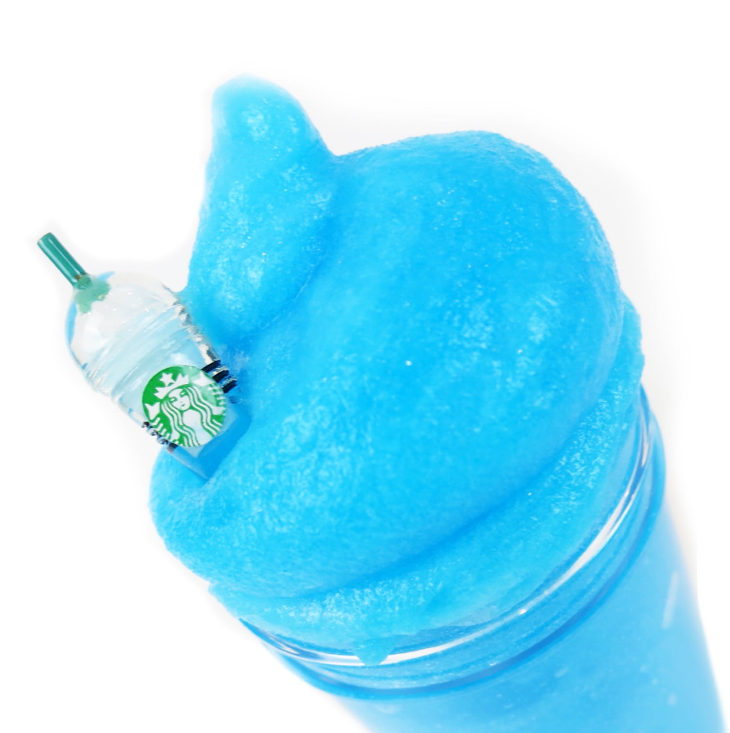 Summer Blue Raspberry Slushie with Charm - Scented Jelly Slime ...