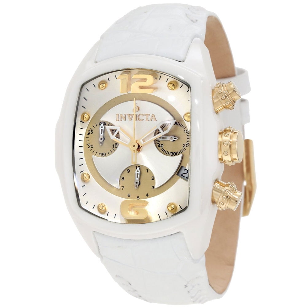 Invicta Women's 0311 Lupah Revolution White Mother Of Pearl Dial ...