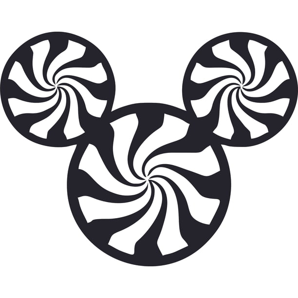 Head Swirl Cartoon Character Wall Art Vinyl Sticker Design Decal Girls ...