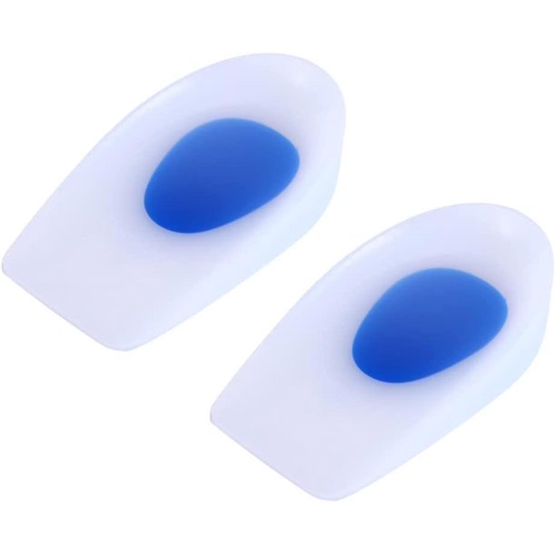 Heel Cups, 1 Pair Silicon Gel Heel Cup Cushion Plantillas Fascitis ...