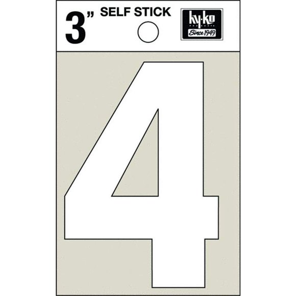 Vinyl Stick on Numbers