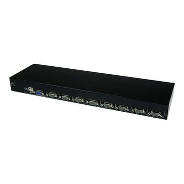 StarTech.com SV1631DUSBU 16 Port 1U Rack Mount USB KVM Switch - Walmart.com