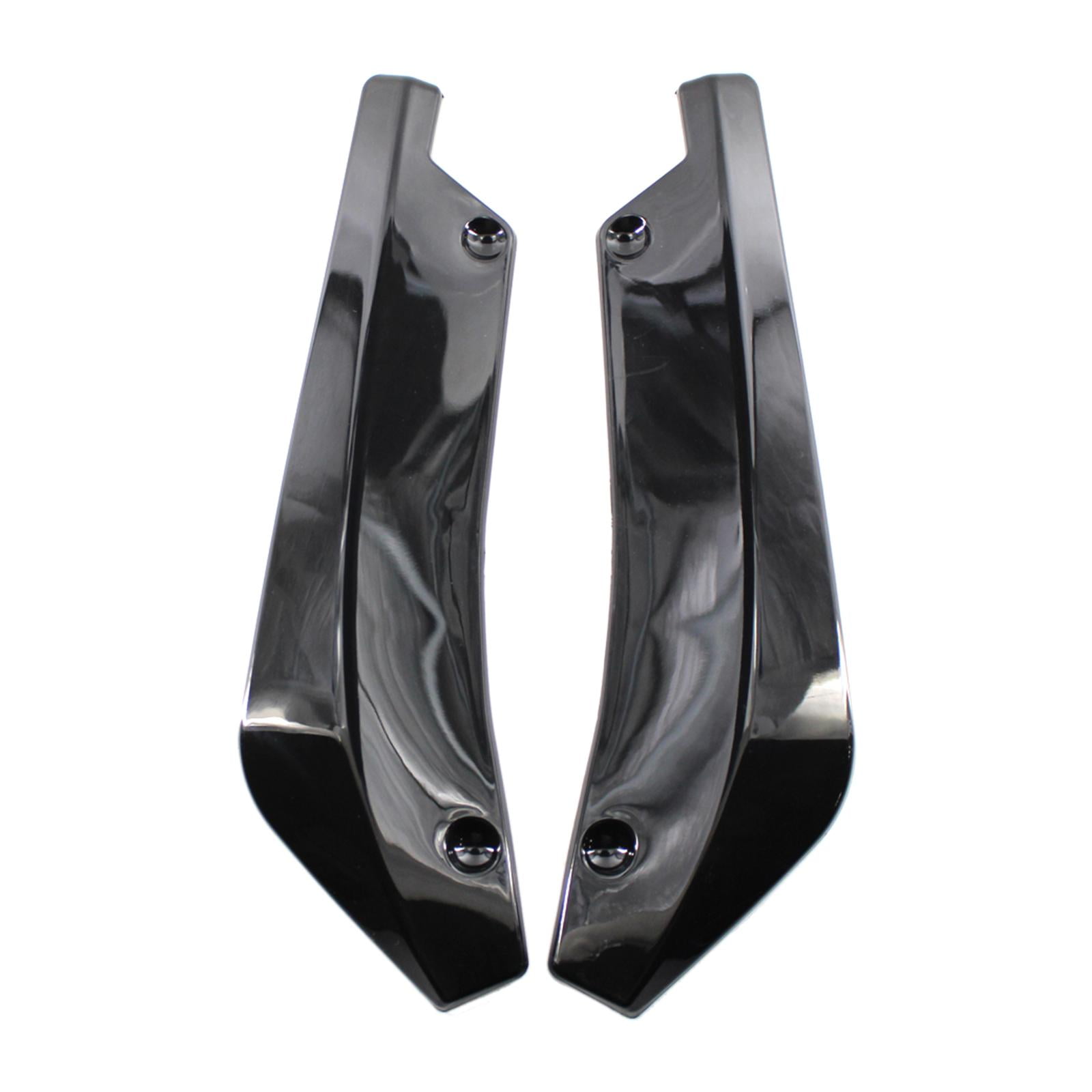 2 Pieces Car Rear Bumper Lip Splitter Decorative Winglets Modified ...