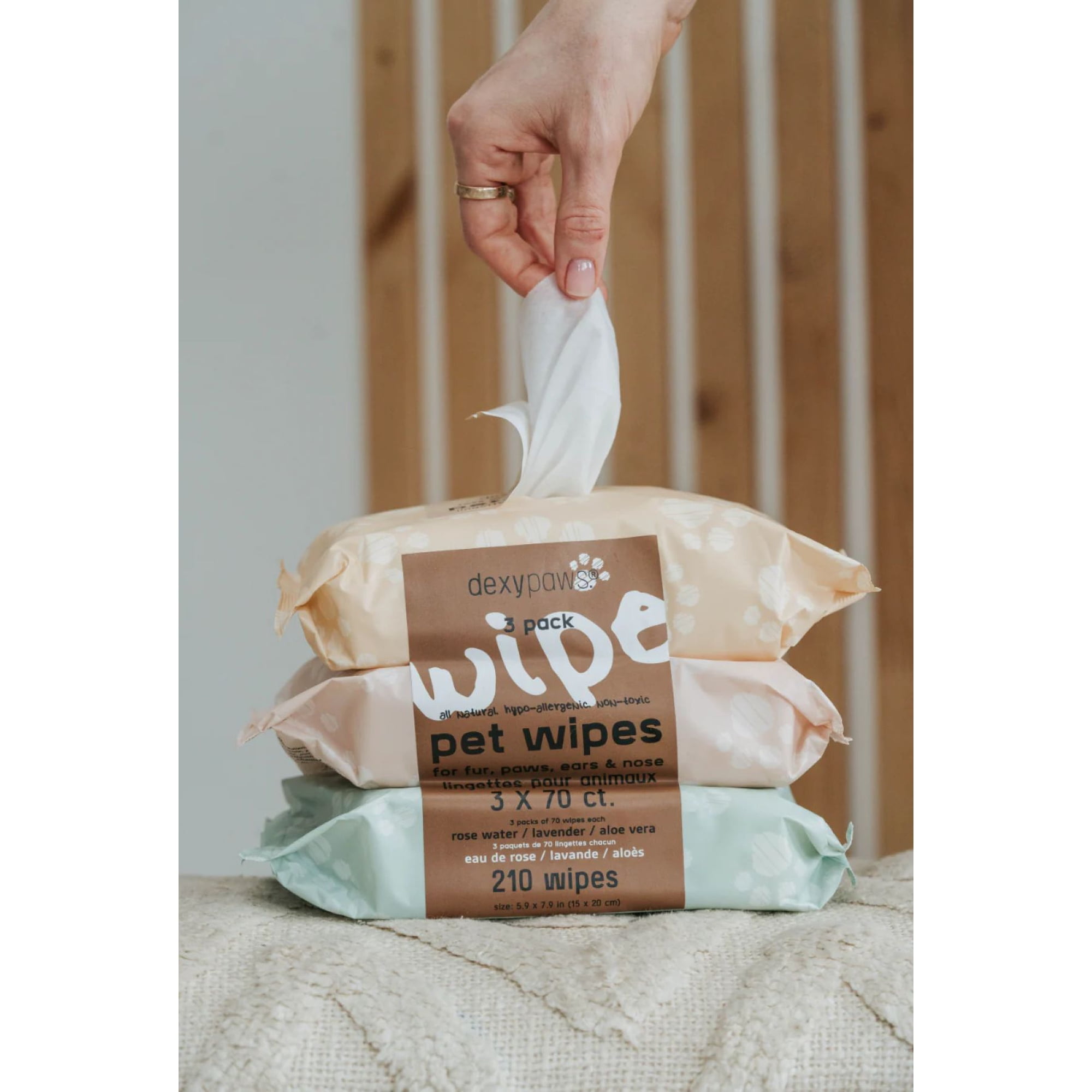 Click here for Dexypaws Grooming Wipes For Dogs And Cats 3 Pack 7... prices