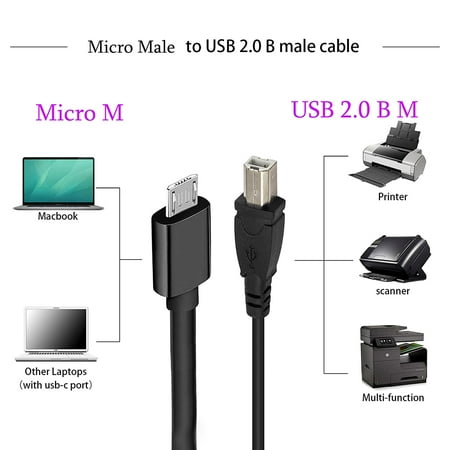 Computer Printer Cable Electric Piano MIDI Controller Electric Keyboard ...